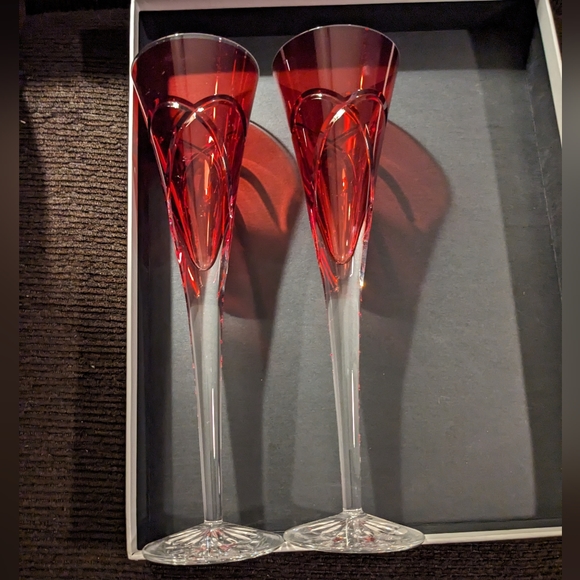 Waterford Crystal | Other | Rare Nib 2waterford Love Romance Ruby ...